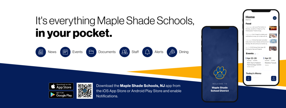 Check out our new App! | Maple Shade High School