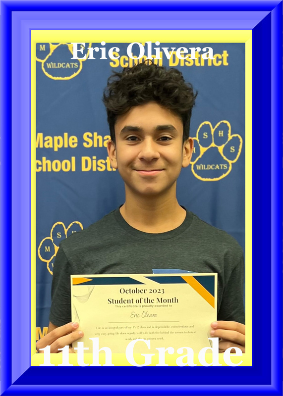 October 2023 Students of the Month | Maple Shade High School